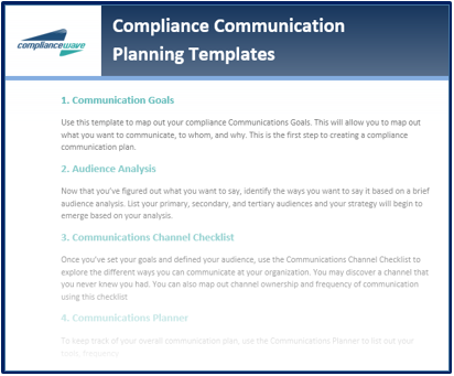 Communication Planning Templates